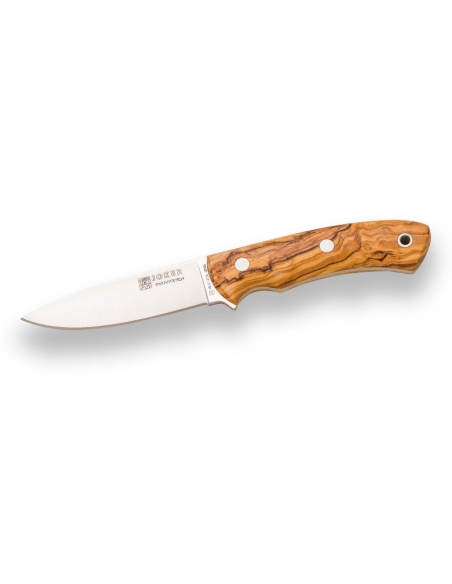 OLIVE WOOD HANDLE JOKER PANTERA BUSHCRAFT KNIFE