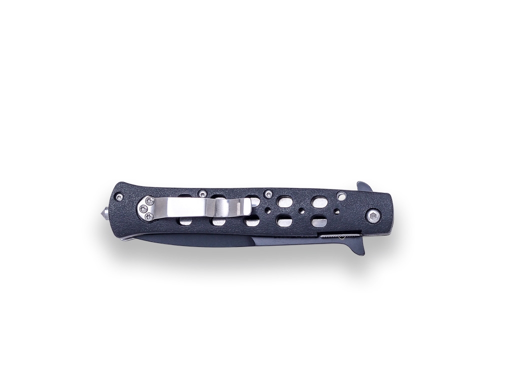 NAVAJA ESTILETE JKR CON APERTURA ASISTIDA, HOJA INOX DE 10 CM, PUÑO ...